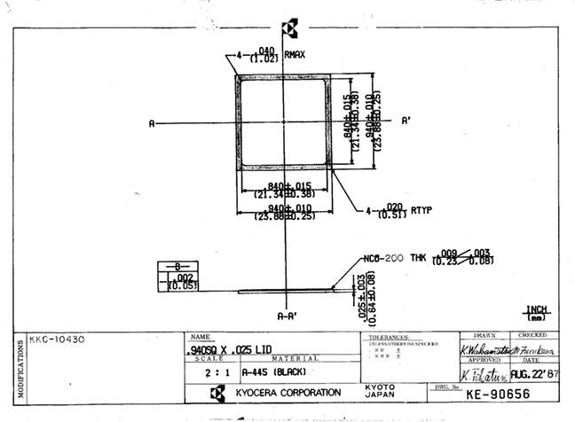 Ceramic Packages | Product Information | KYOCERA